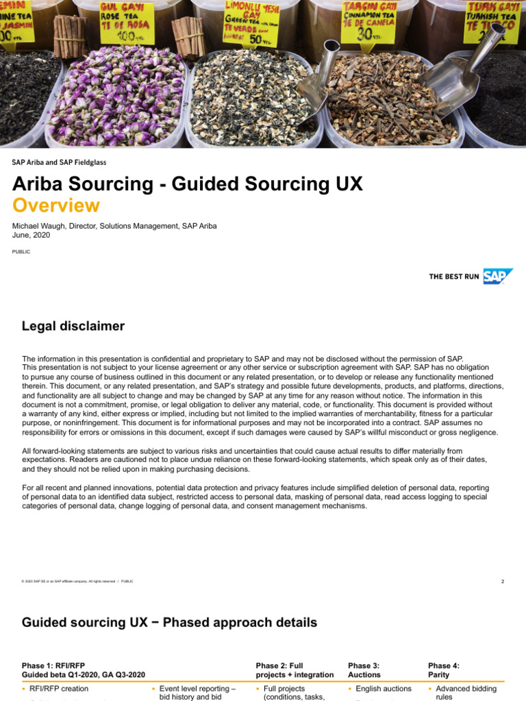 Guided Sourcing - Overview - June 2020 | PDF | Computing | Information ...