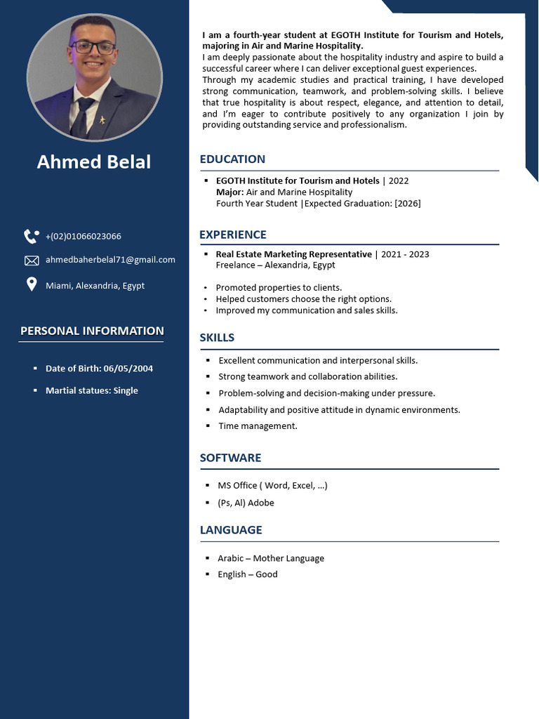 Ahmed Belal Resume | PDF