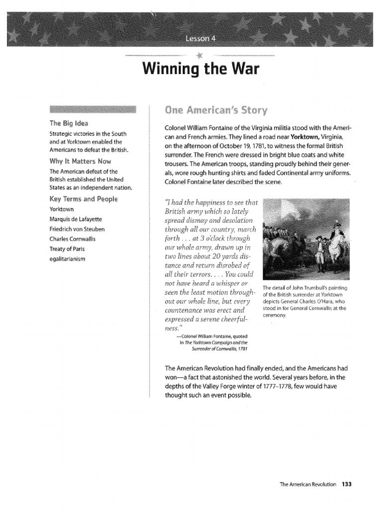 M3L4 - Winning The War | PDF