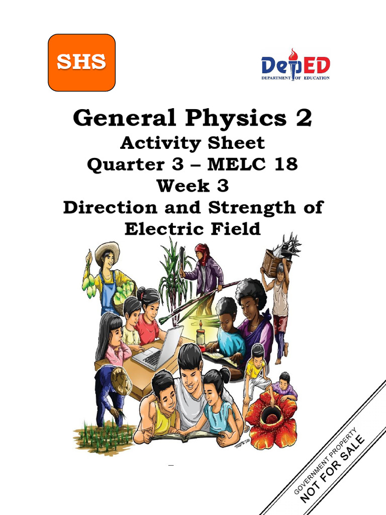 General Physics 2 q3w3 Melc 18 | PDF | Electric Field | Electric Charge