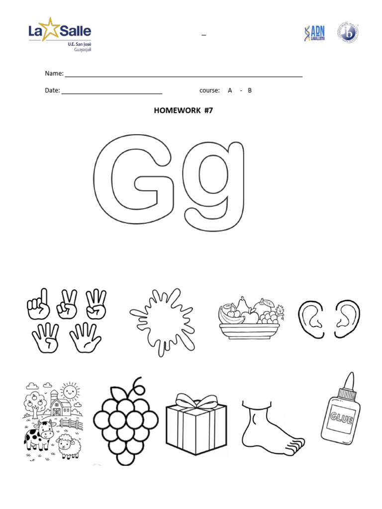 Homework 7 Letter G | PDF