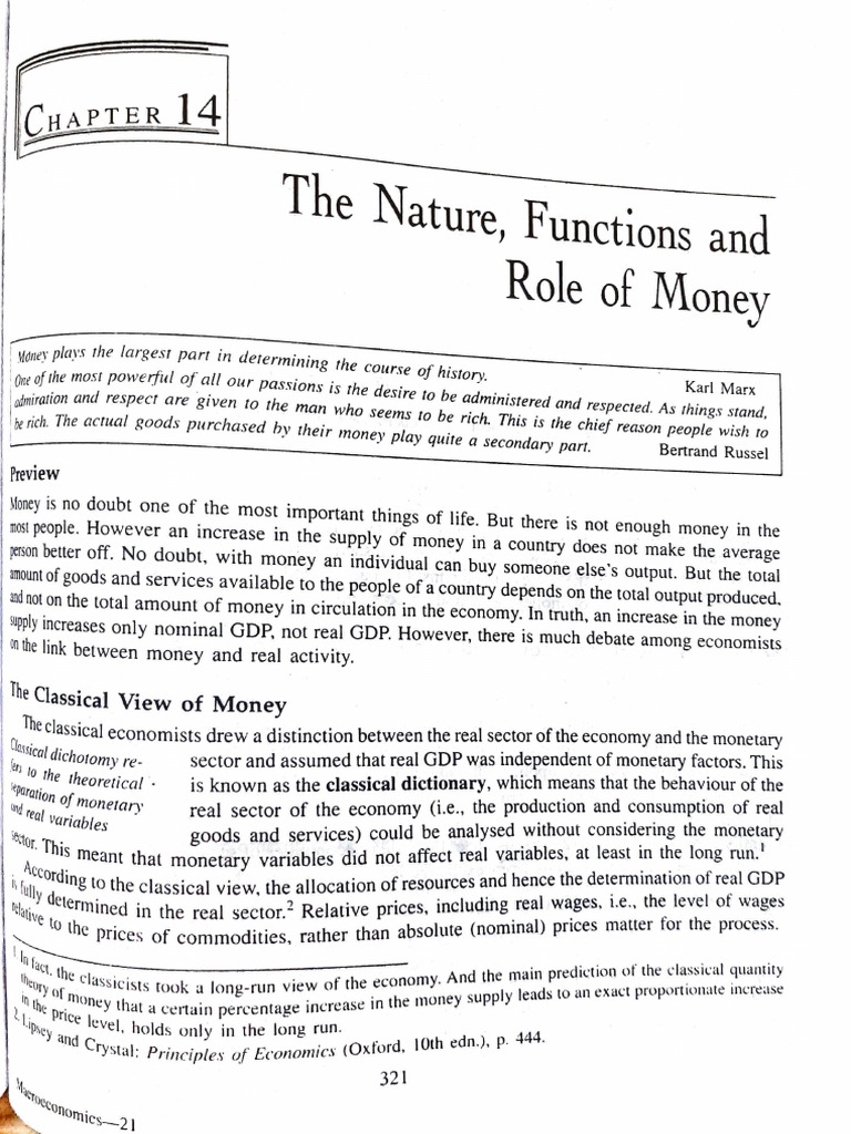 The Role and Functions of Money | PDF | Money | Currency
