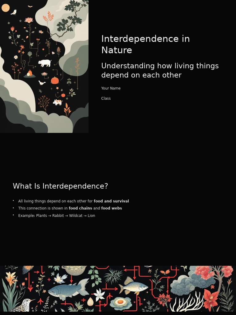 Interdependence in Nature | PDF