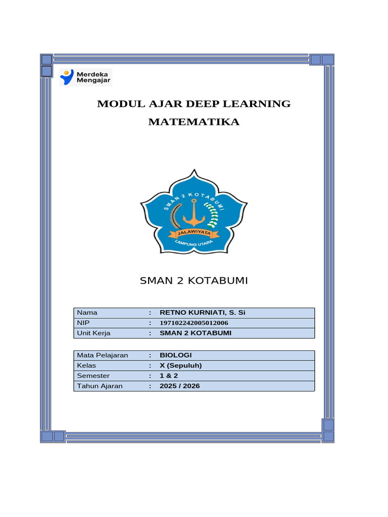Cover Modul Ajar | PDF