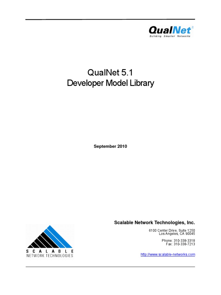 QualNet 5.1 Developer Model Library | Asynchronous Transfer Mode | I Pv6