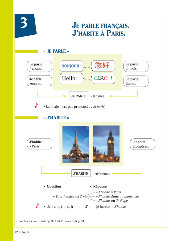 3 - Je Parle J'habite 4-5 - Copie | PDF