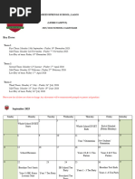CIS School Calendar 2025-2026 | PDF | Academic Term | Observances