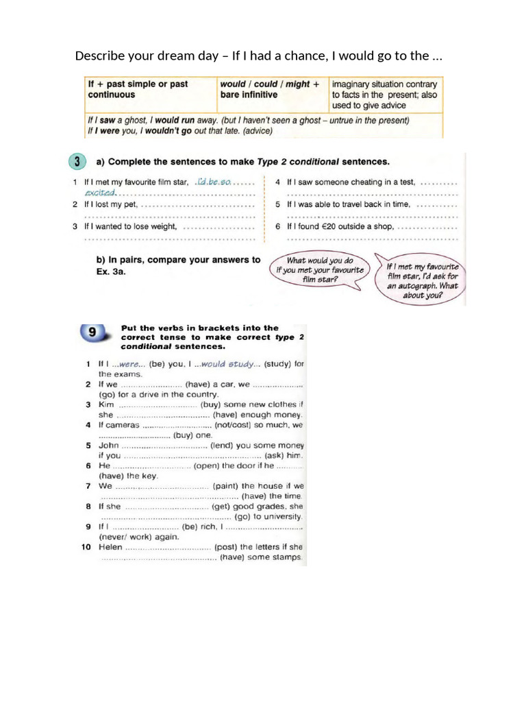 Conditionals 2 | PDF
