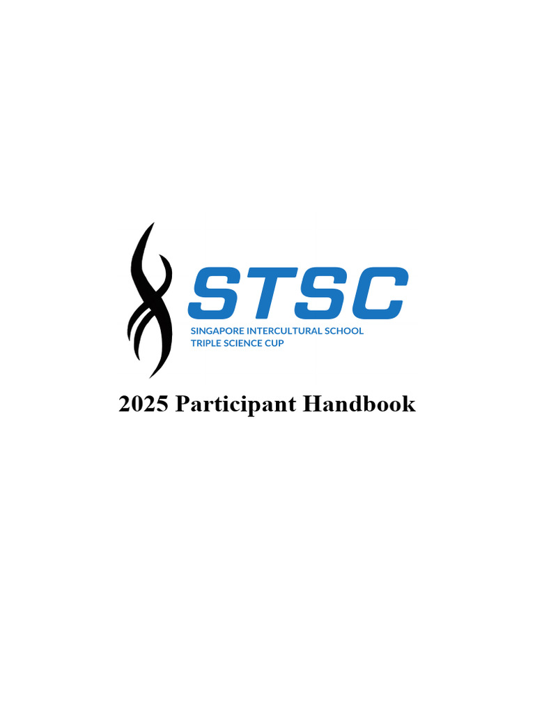 2025 STSC Participant Handbook | PDF | Chemistry | Nutrition