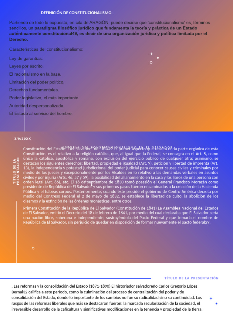 Consti | PDF | Constitución | El Salvador