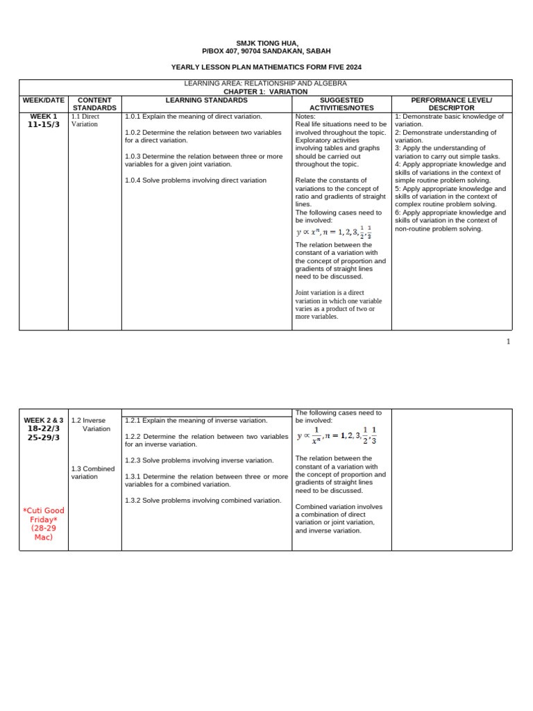 RPT 2024-25 Maths Form 5 | PDF | Matrix (Mathematics) | Insurance