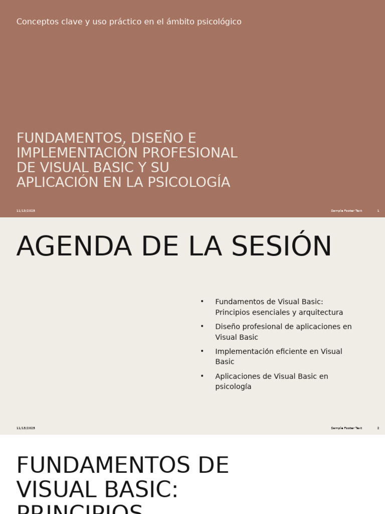 Presentación Visual Basic | PDF | Básico | Software