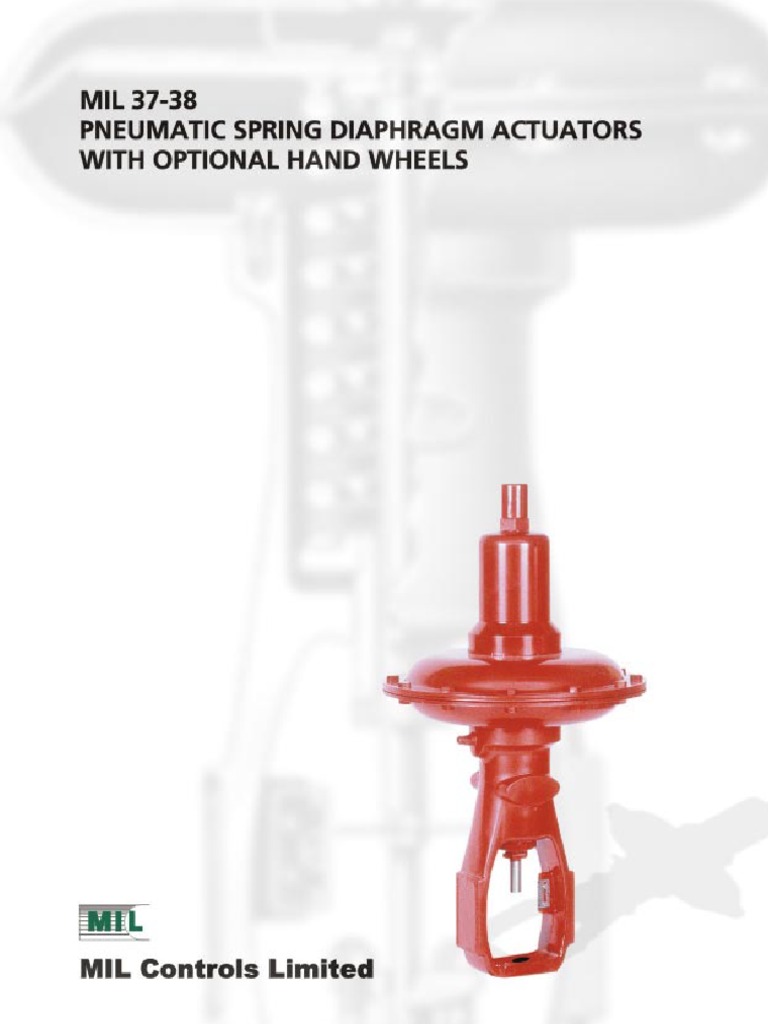 Mil Series 37,38 Actuator | PDF | Steel | Valve