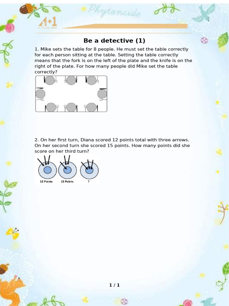 Be a Detective(1) Hwk | PDF