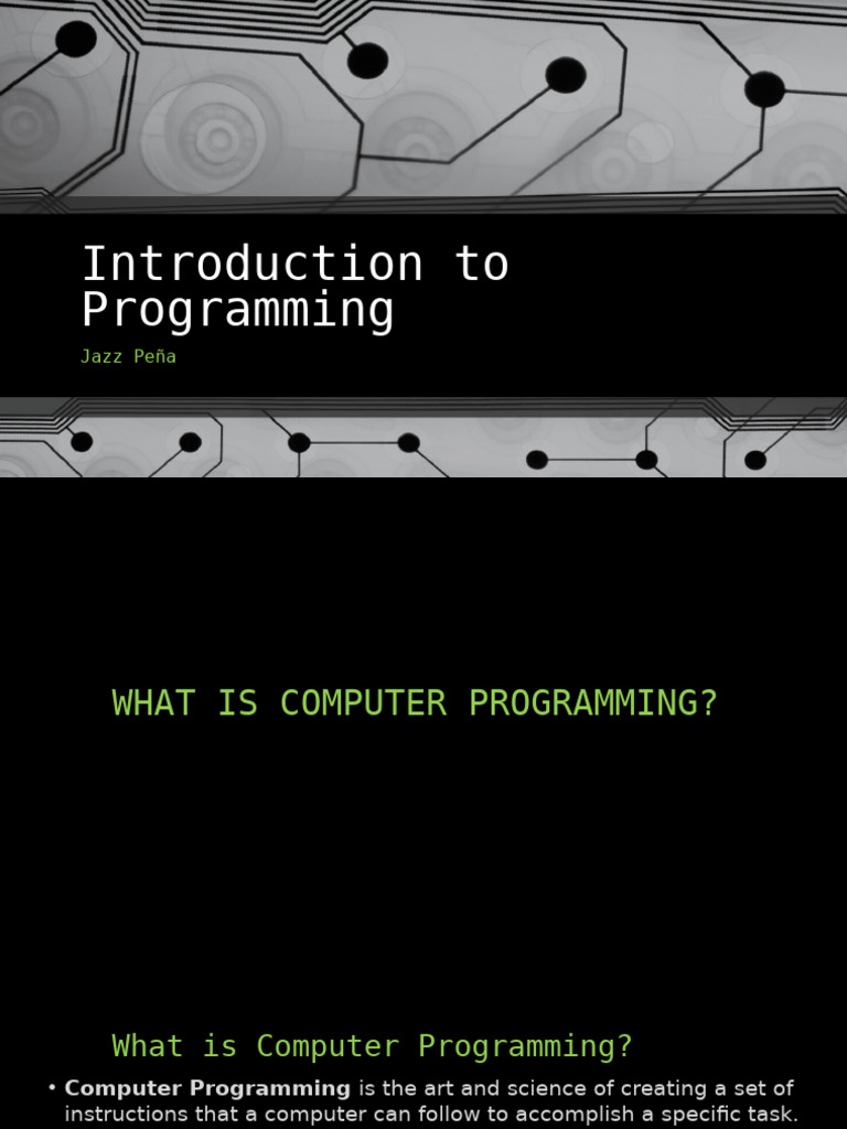 Introduction To Programming | PDF | Object Oriented Programming | Source Code