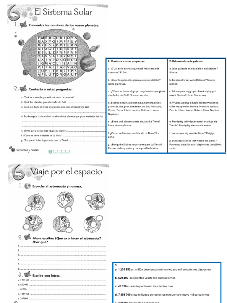FIN Cwiczenia Tlumaczone Colega 3 U6 | PDF