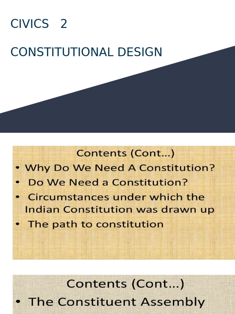 Constitutional Design | PDF | Mahatma Gandhi | Constitution