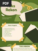 Struktur dan Ciri Teks Rekon | PDF