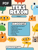 Struktur dan Ciri Teks Rekon | PDF