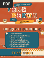 Struktur dan Ciri Teks Rekon | PDF