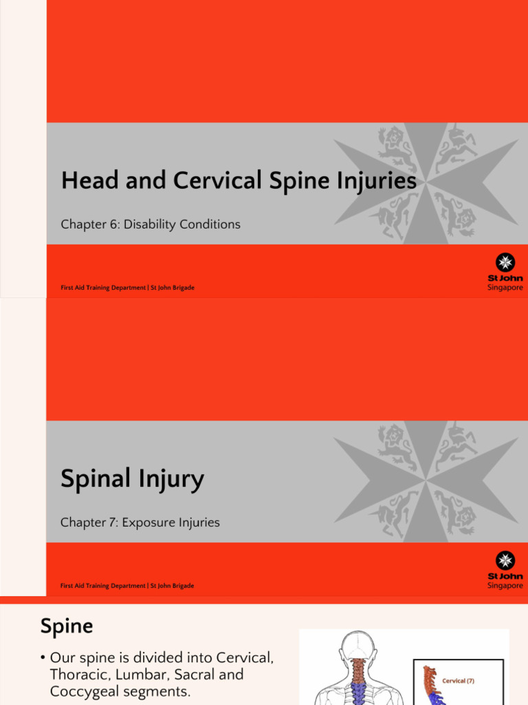 Head + Spinal Injury LC | PDF