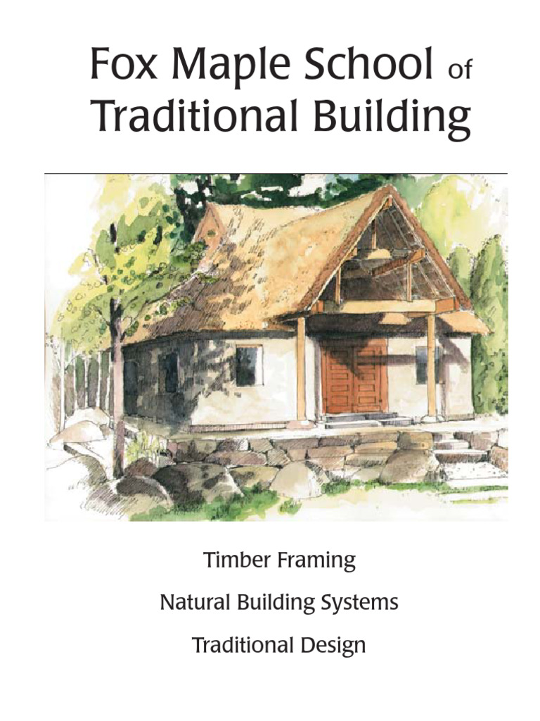 Fox Maple School of Traditional Building | PDF | Woodworking