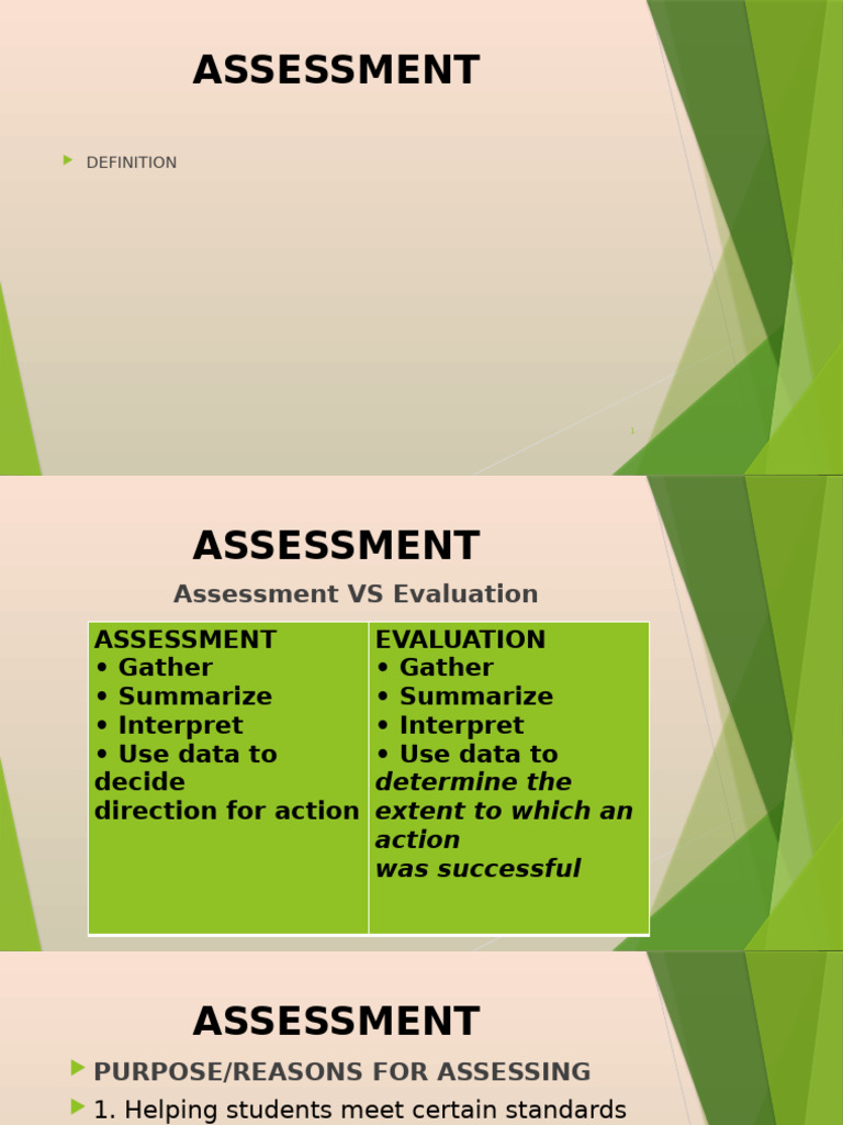 Understanding Assessment Types | PDF | Educational Assessment ...