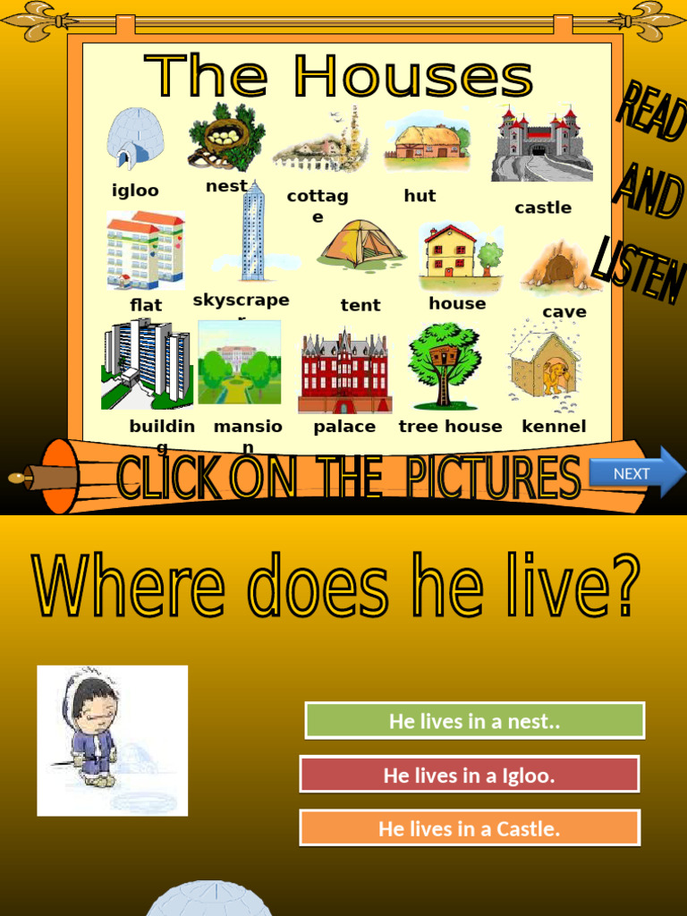 Types of Homes and Their Inhabitants | PDF
