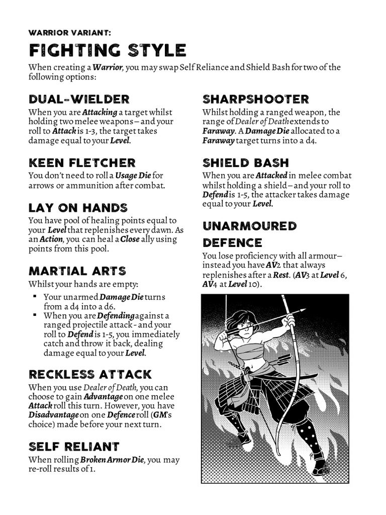 Black Hack Alt Classes | PDF