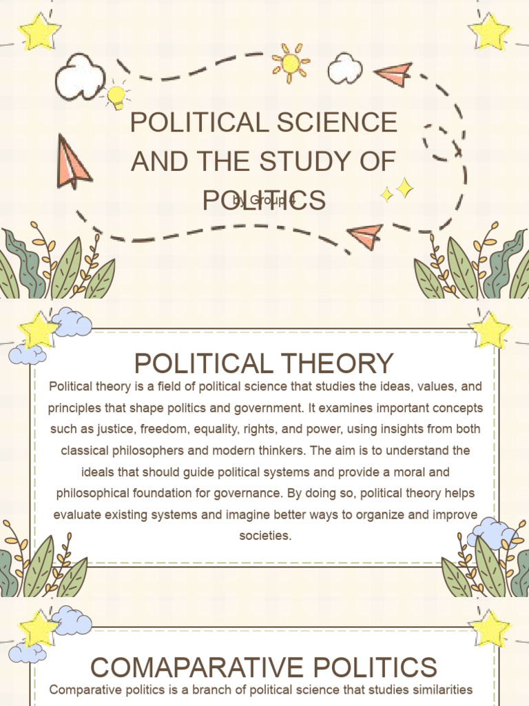 Overview of Political Science Fields | PDF | Policy | State (Polity)