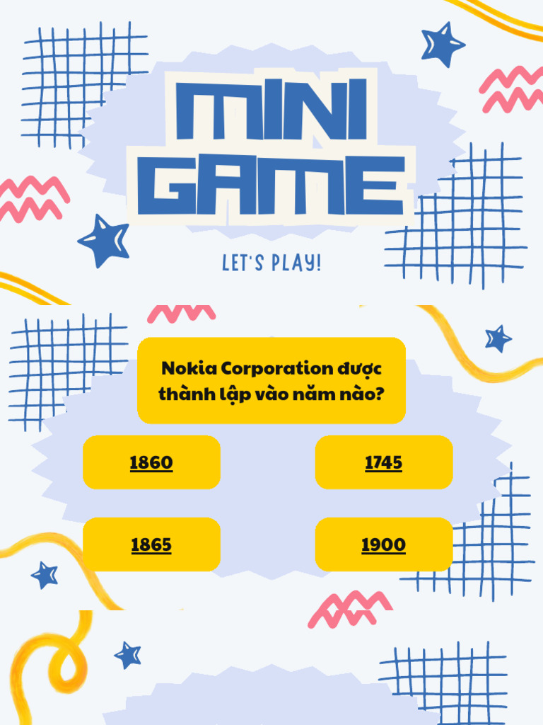 Blue and Yellow Illustrative Trivia Quiz Presentation | PDF