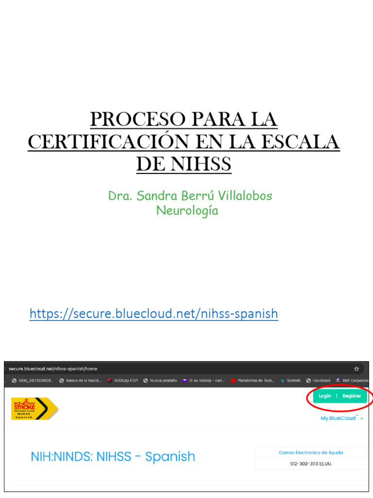 Certificación en Escala NIHSS | PDF