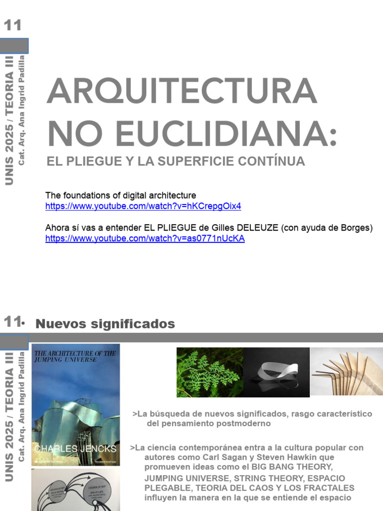 Arquitectura No Euclidiana - Paramétrica - Descontructivismo - Teoría ...