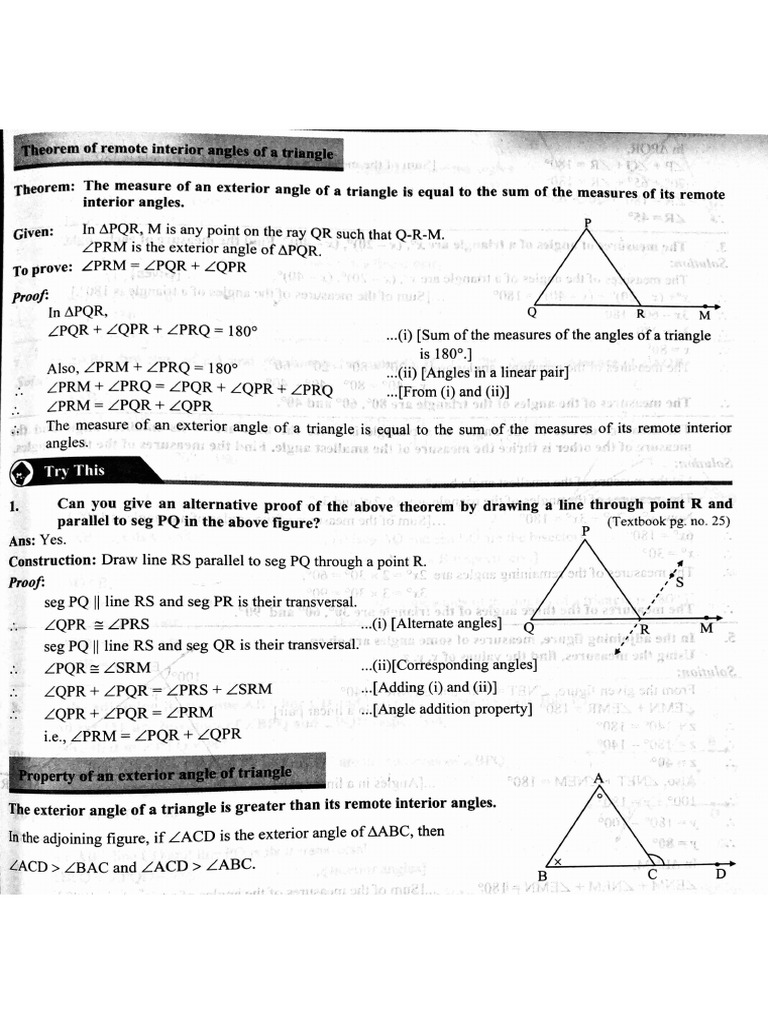 9th Theorem Triangles | PDF