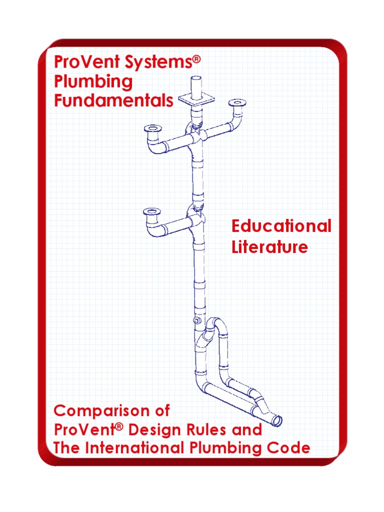 ProVent IPC Comparison Manual Letter | PDF | Plumbing | Pipe (Fluid ...