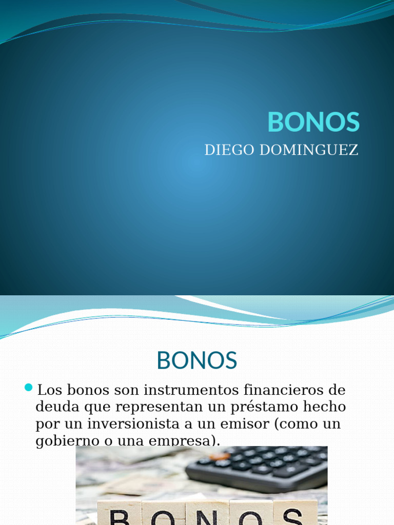Tipos y características de bonos financieros | PDF | Bonos (Finanzas ...