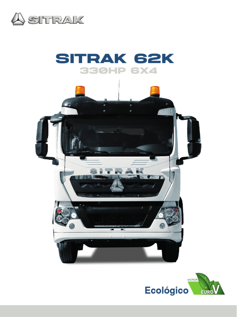 Sitrak 62k 330 Hp 6x4 Alta | PDF | Coche | Fabricantes de automóviles