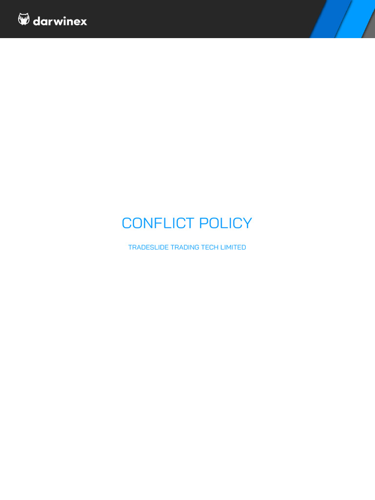 conflict-policy(1) | PDF | Conflict Of Interest | Interest