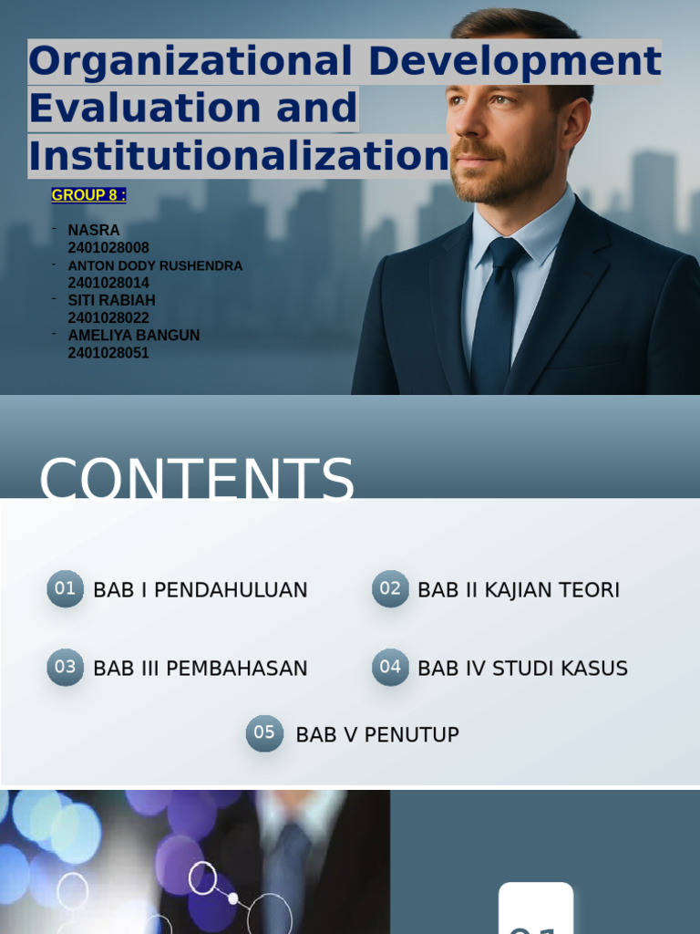Organizational Development Evaluation and Institutionalization_Edit ...
