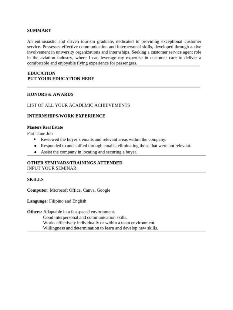 Resume Eee | PDF