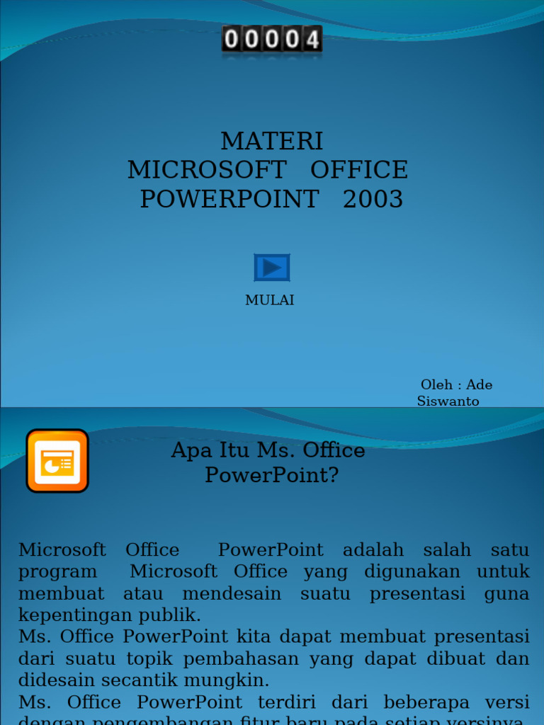Materi PowerPoint XII | PDF