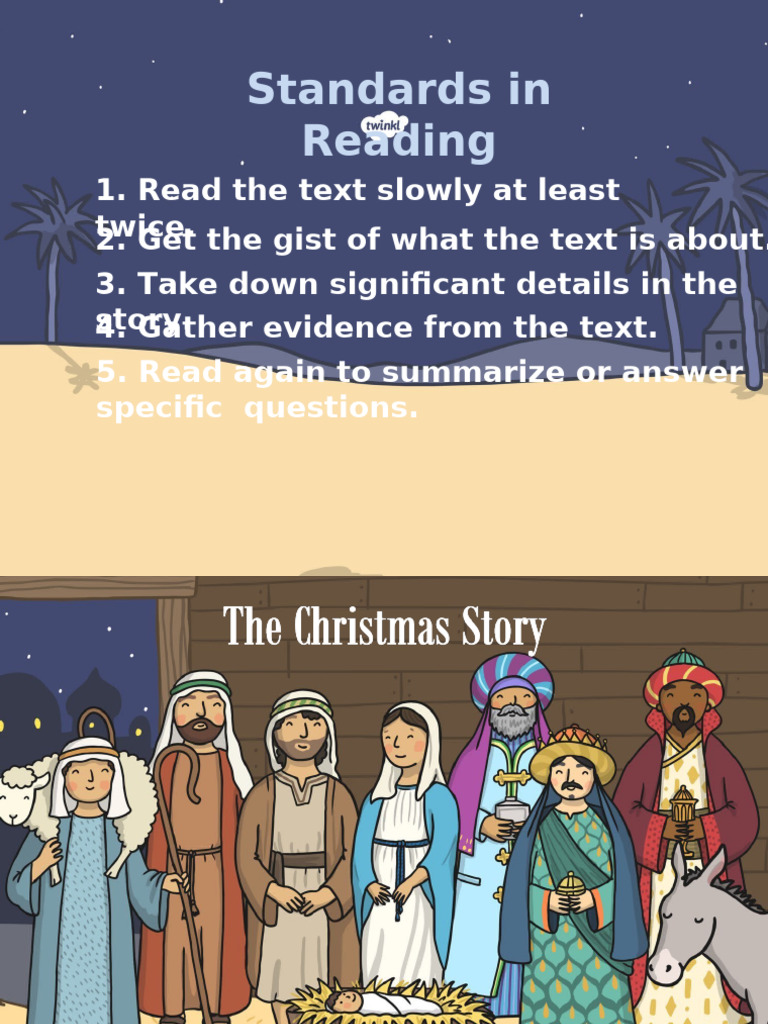 The Nativity Christmas Story Powerpoint | PDF