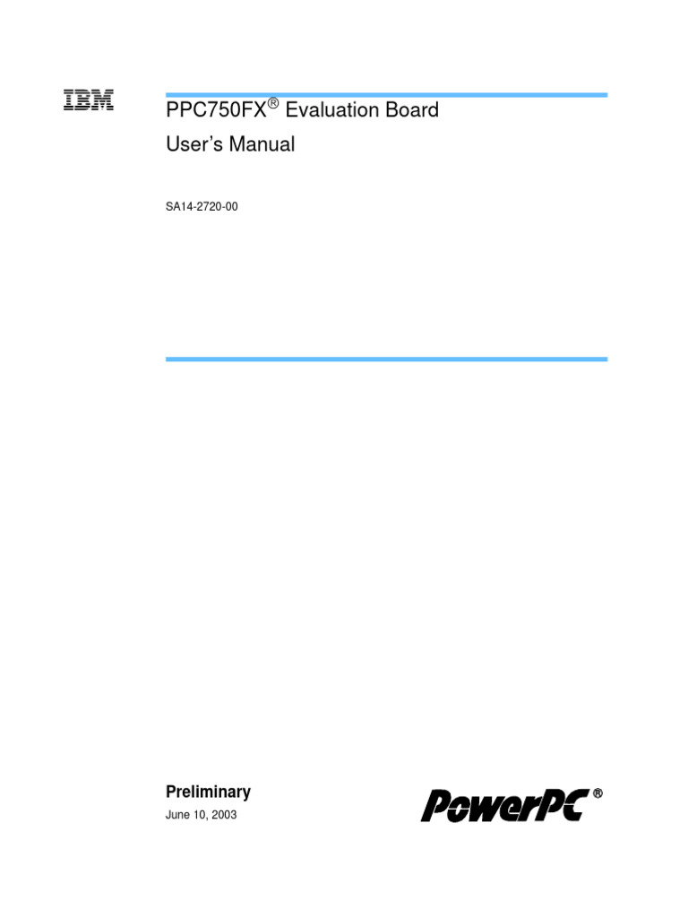 PPC 750 FX | PDF | Cpu Cache | Microprocessor