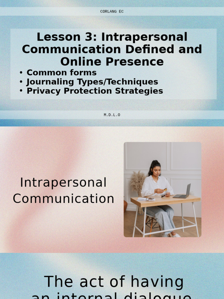 CORLANG EC_L3 | PDF | Psychological Concepts | Social Psychology