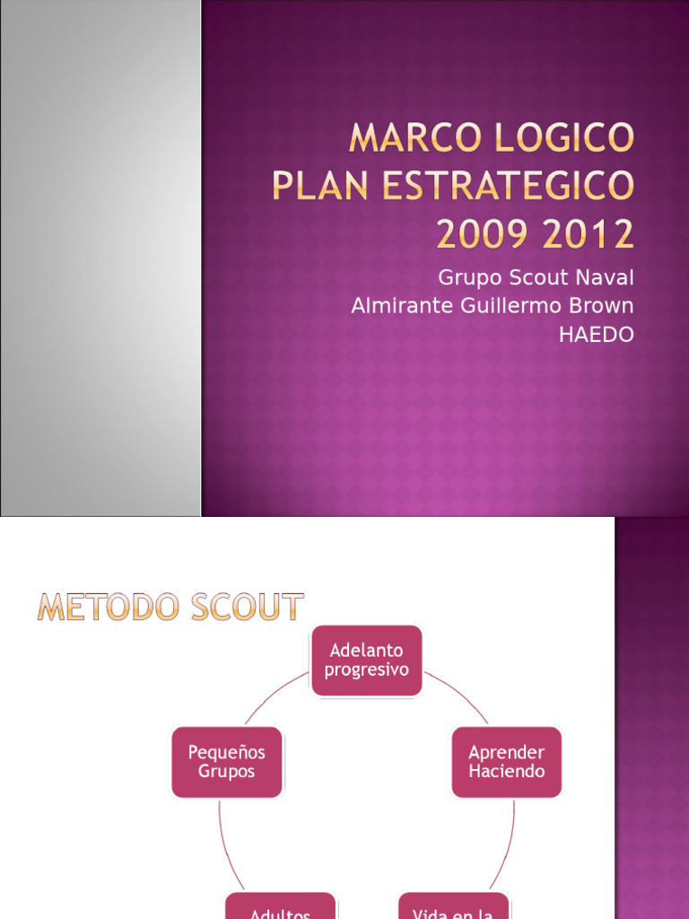 Marco Logico Scout Programas | PDF
