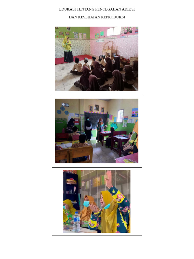 3.14.3 Edukasi Tentang Pencegahan Adiksi Dan Kesehatan Reproduksi | PDF