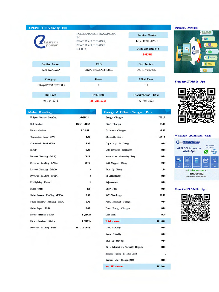 121210V301007472 Ebill (1) Combined Compressed | PDF