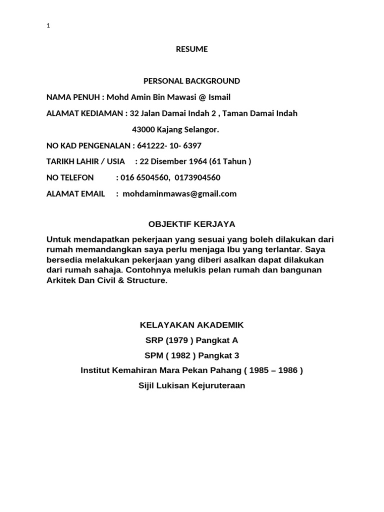 Resume Update - -3 | PDF