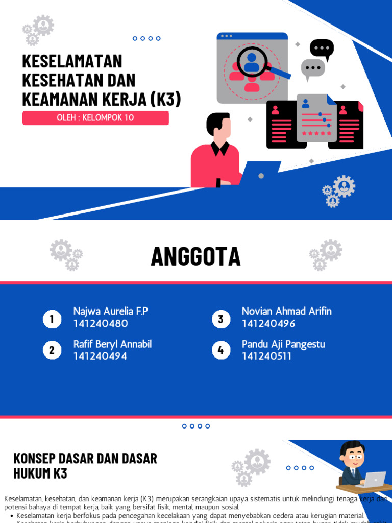 Biru Dan Merah Muda Ilustrasi Perencanaan Karier Dan SDM Presentation | PDF