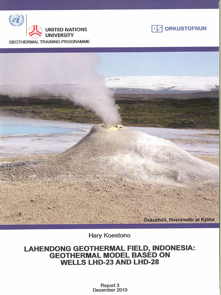 Lahendong Geothermal Field Model Analysis | PDF | Geothermal Energy ...